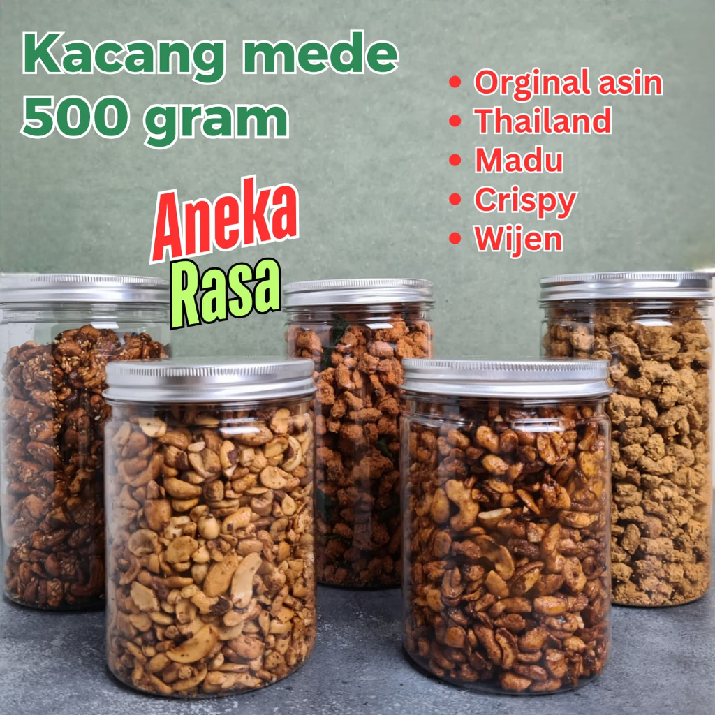 Jual Kacang mede / mete patahan rasa original asin / Thailand / Madu ...