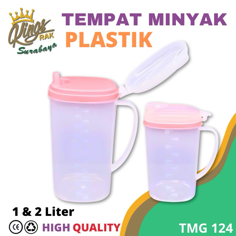 Jual Botol Minyak 1 Liter & 2 Liter Oil Pot Tempat Minyak Goreng Anti ...