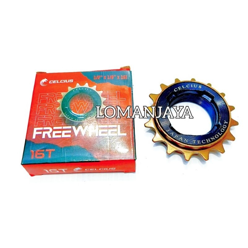 Jual FreeWheel Gir Jangkrik 16 T Sepeda Bmx Celcius | Shopee Indonesia