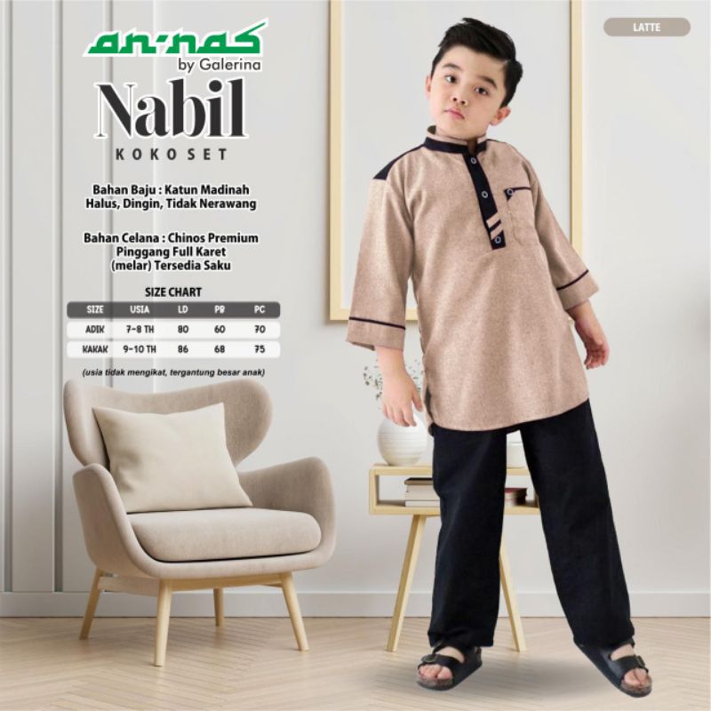 Jual Nabil setelan Koko anak laki-laki terbaru 2025 (7-10 TAHUN) | Shopee Indonesia
