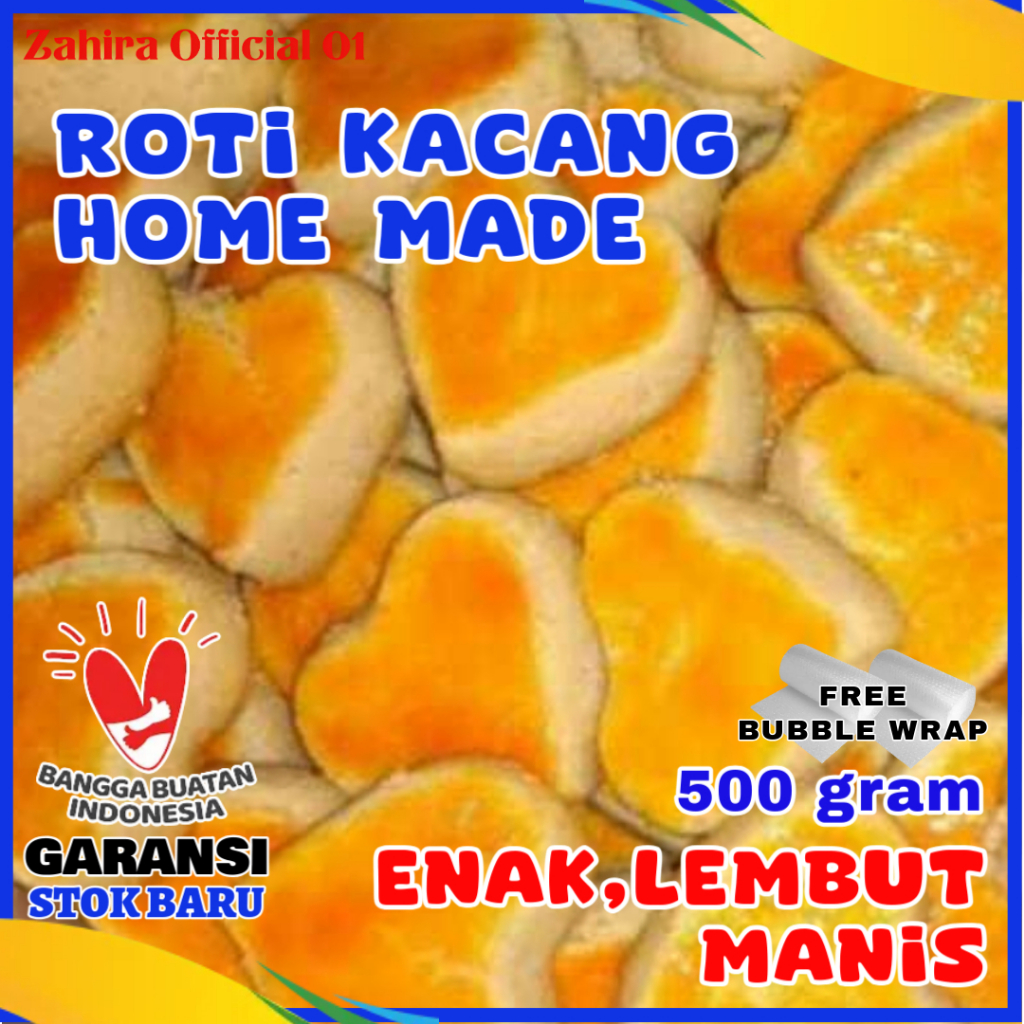 Jual Kue Kering Roti Kacang Lebaran Home Made Asli Kebumen 500gram ...