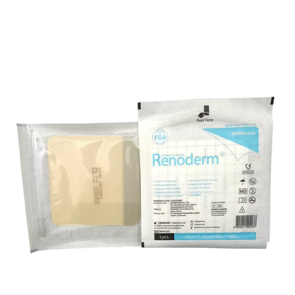 Jual Renoderm 10cm X 10cm Hyrocolloid pad Dressing hydrocolloid ...