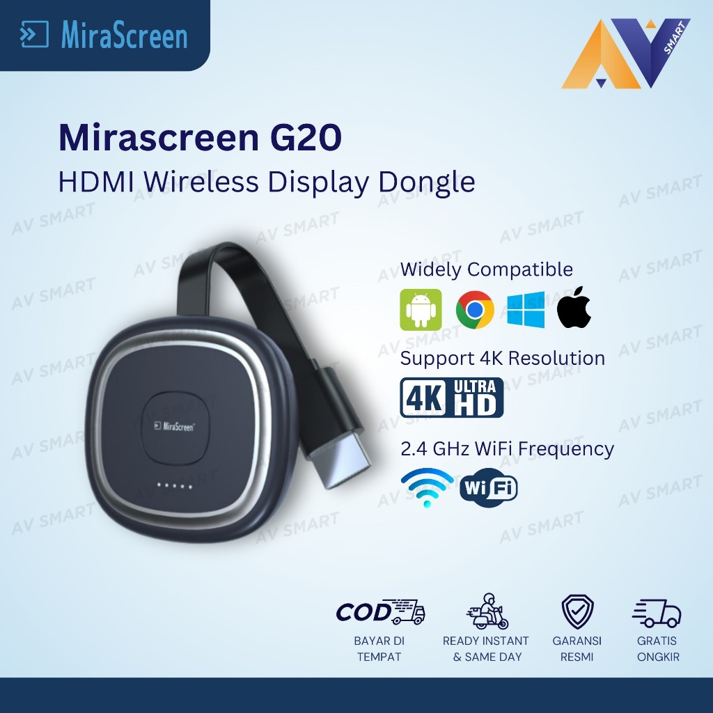 Jual MiraScreen G20 HDMI Wireless Display Dongle Adapter Screen ...