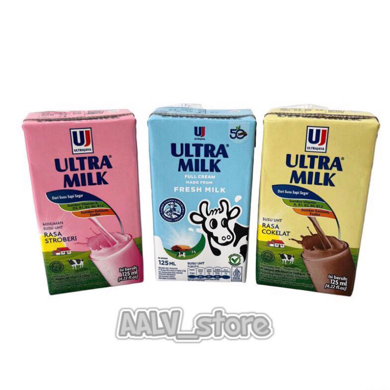 Jual Susu UHT Ultra Milk 125ml | Shopee Indonesia