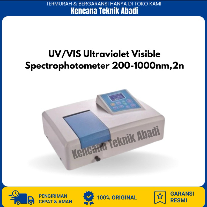Jual UV/VIS Ultraviolet Visible Spectrophotometer 200-1000nm,2n ...