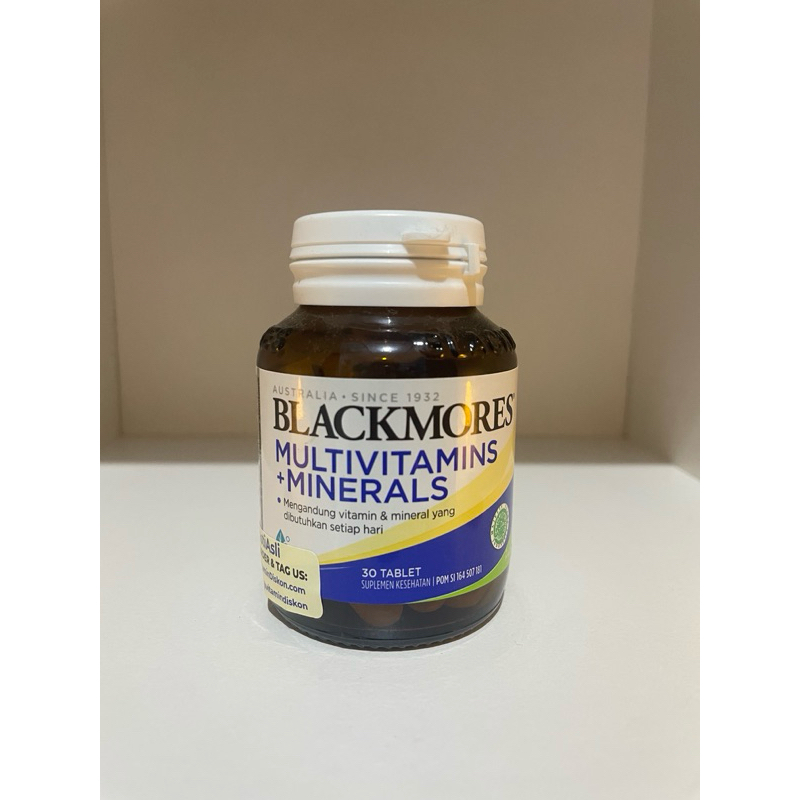 Jual Blackmores Multivitamin + Minerals 30 tablet ORIGINAL | Shopee Indonesia