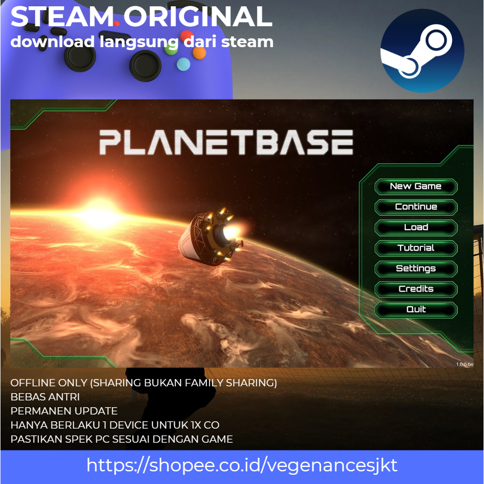 Jual Planetbase MAC & PC Game Sharing Original + Latest Update | Shopee ...
