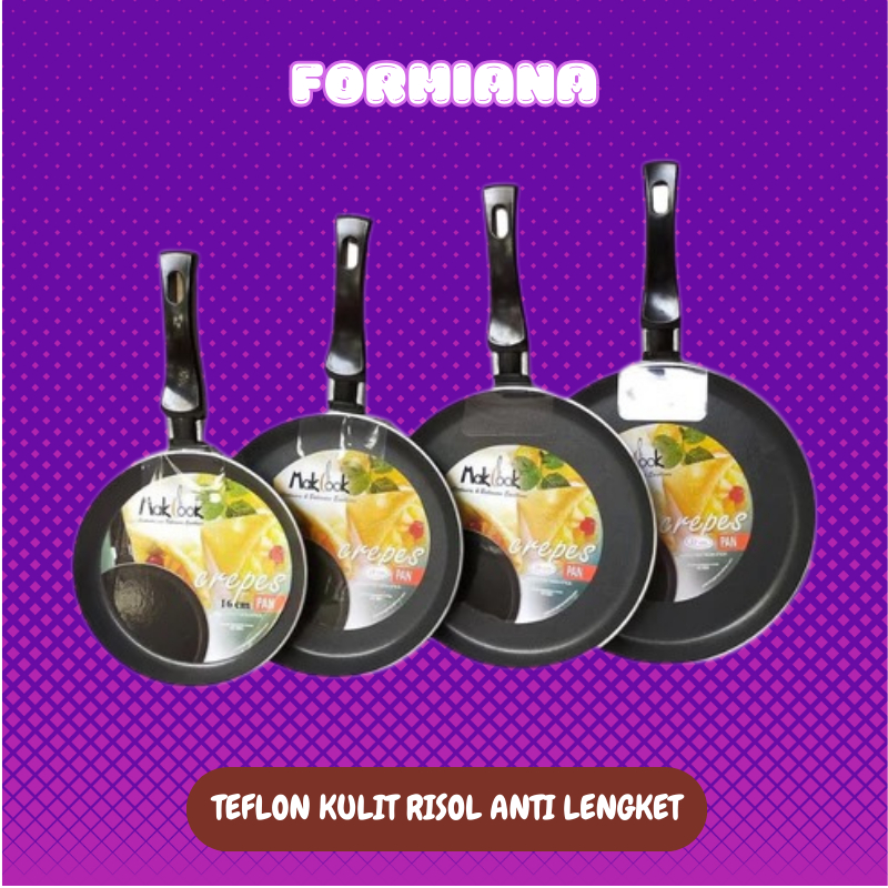 Jual FM - Makcook Wajan Crepes Pan - Teflon Kulit Risol Lumpia Pancake ...