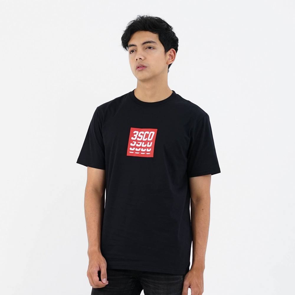 Jual 3Second Kaos Pria Lengan Pendek Regular Fit Katun Logo Script Phiar OL-C030425 | Shopee ...