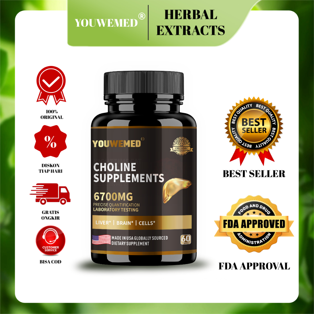 Jual Choline Supplement, Mendukung Kesehatan Jantung & Pembuluh Darah ...