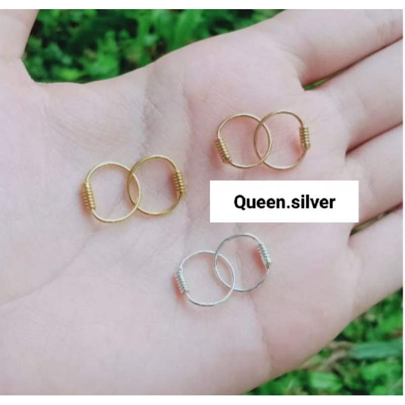 Jual ANTING KENIP LILIT PERAK 925 ASLI | Shopee Indonesia