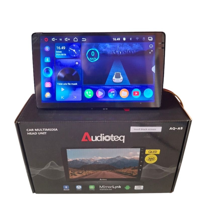 Jual Head unit android 9 inch audioteq AQ-A9 ram 3+32 incell black ...