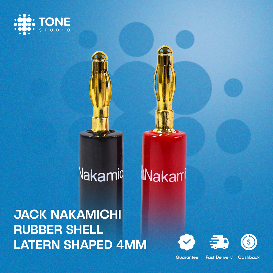 Jual Nakamichi Banana Plug Jack Rubber Shell Lantern Shape Screw Type ...