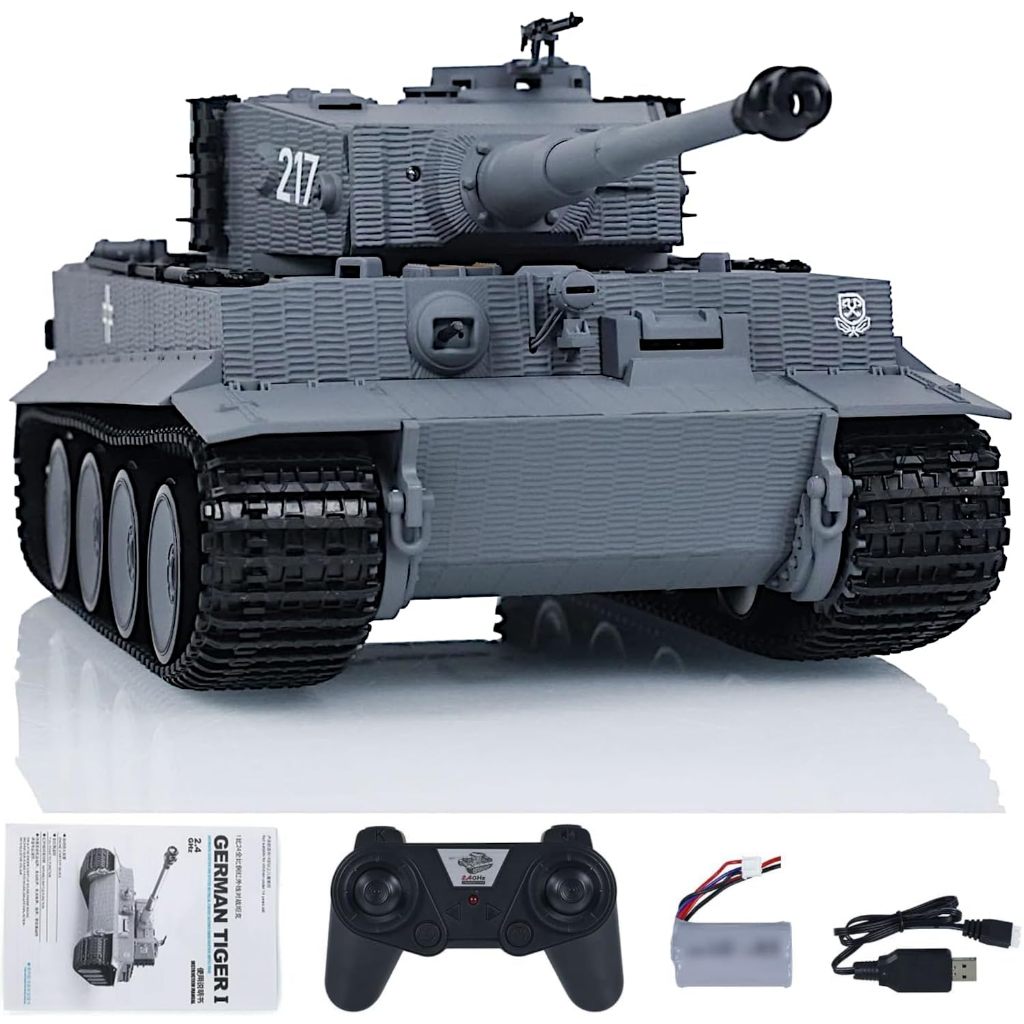 Jual Heng Long RC 1/24 Infrared Battle Tank German Tiger I Late version ...