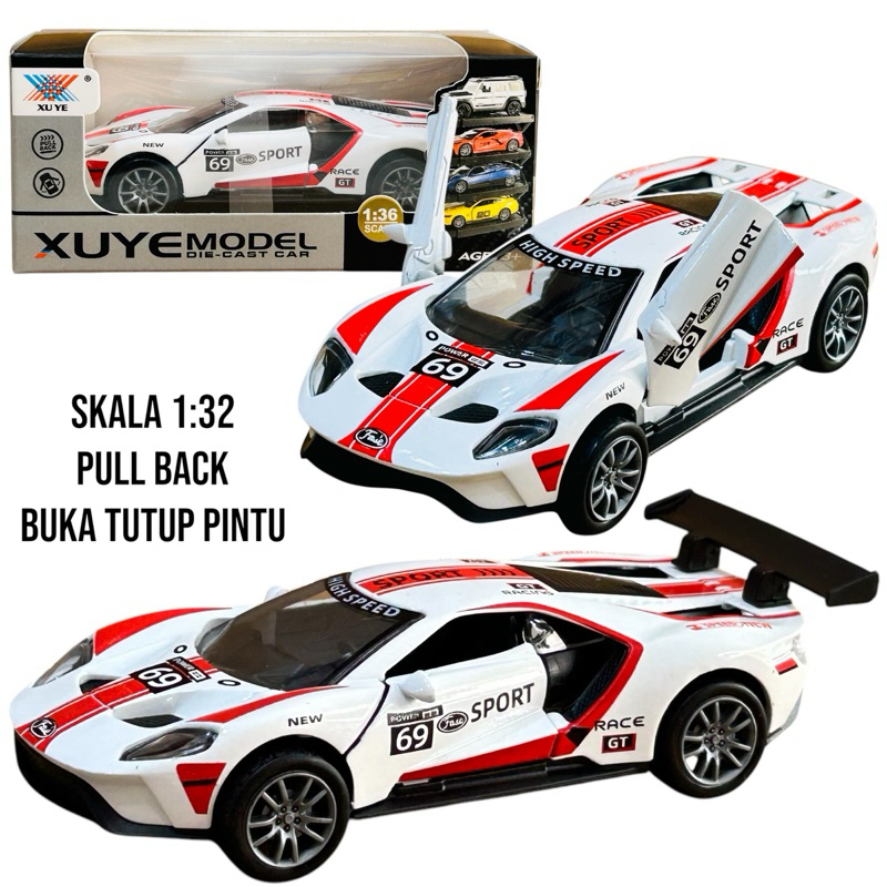 Jual Mobil Die-Cast Car Mobil besi pull back Koleksi mobil sport ...