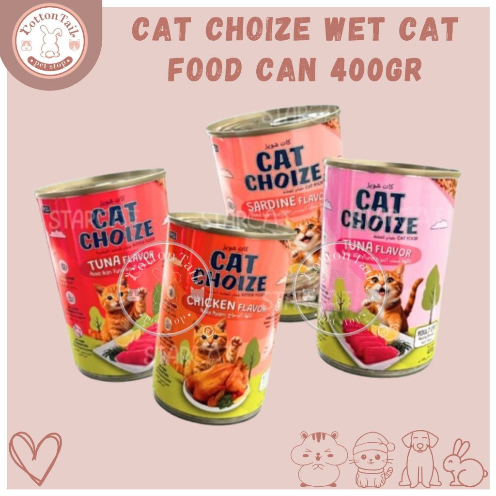 Jual CAT CHOIZE WET CAT FOOD CAN 400GR - Makanan Kucing Kaleng 400gr ...