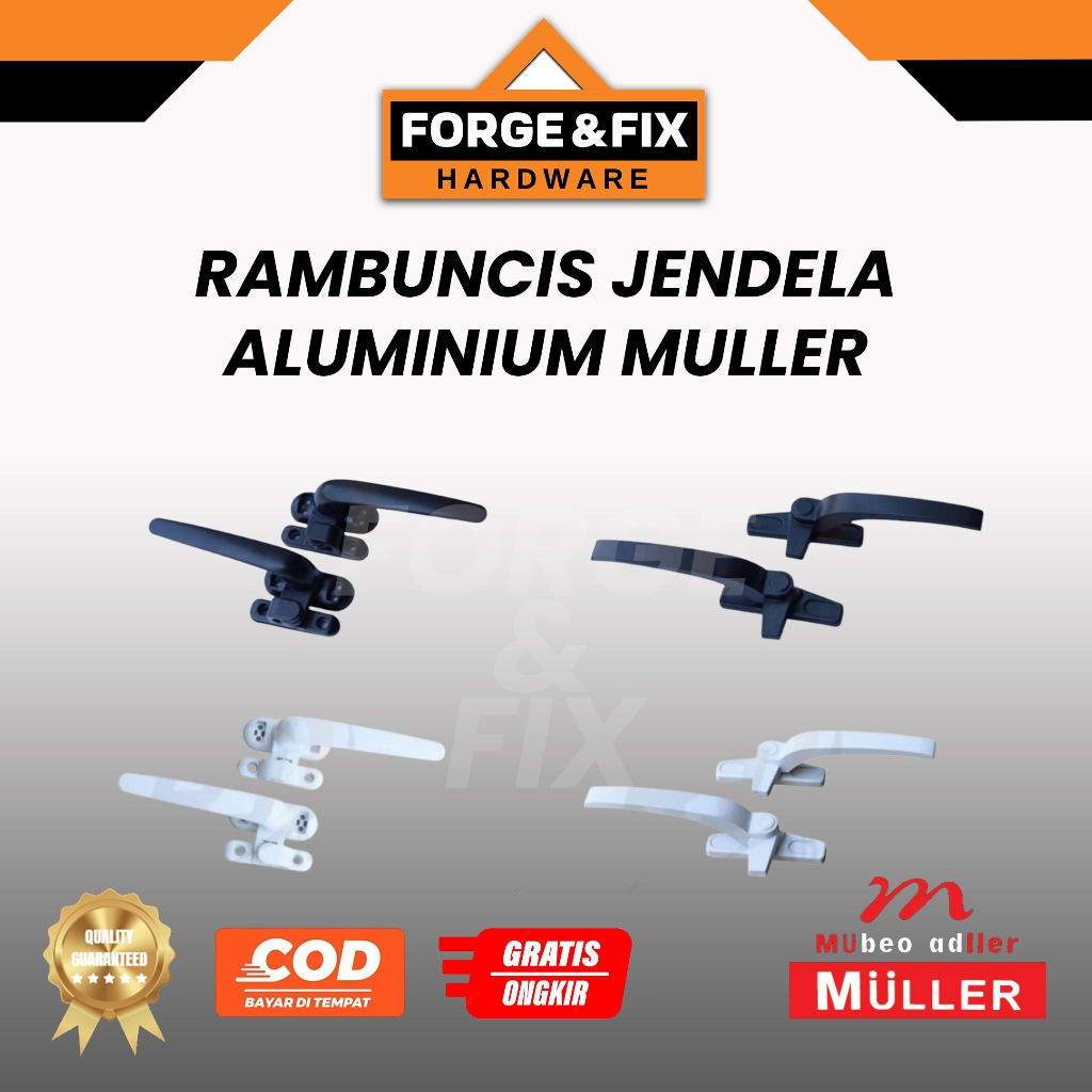 Jual MULLER Kunci Jendela Grendel Rambuncis Kunci Jendela Aluminium ...