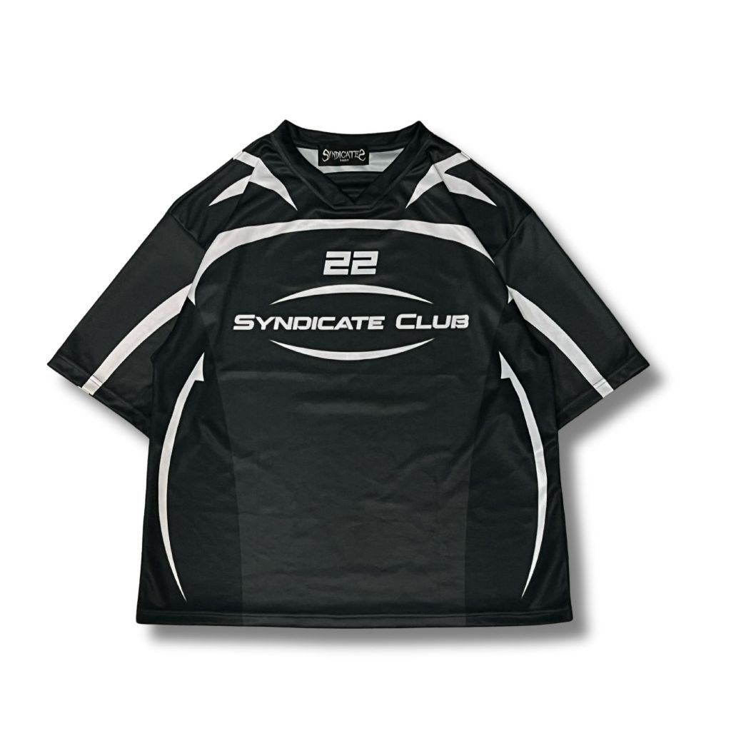 Jual Jersey Syndicate Club | Block Core | Black Jersey | Oversize Fit ...