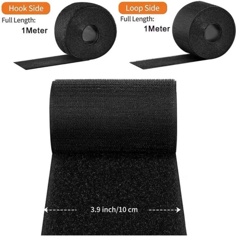 Jual Cibaduyut Store - Velcro perekat 10cm warna hitam (1 set kasar dan ...
