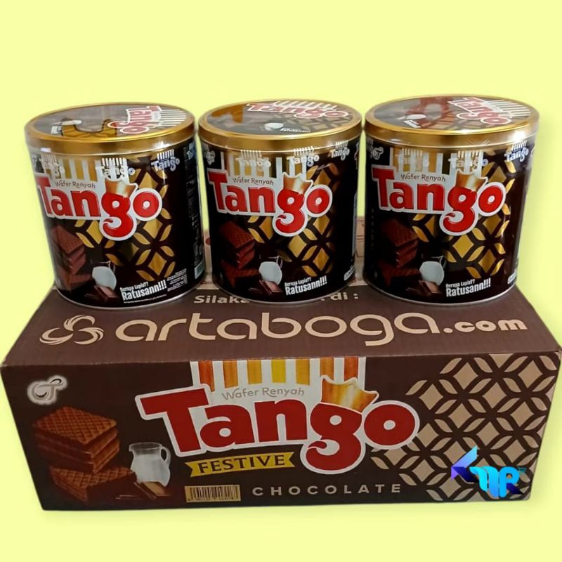 Jual Tango Wafer Chocolate Kaleng 240gr//Tango Kaleng | Shopee Indonesia