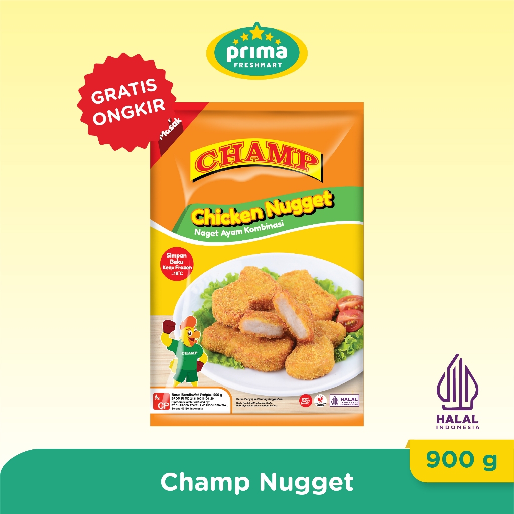 Jual Paket Champ Nugget Ayam 900 Gr (2 Pcs) | Shopee Indonesia