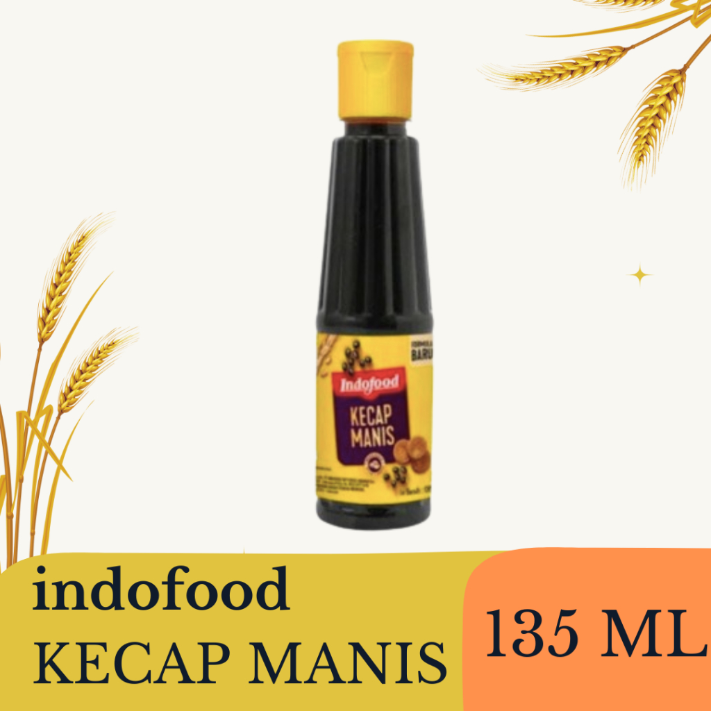 Jual kecap manis indofood kemasan botol 135 ml 1 pcs | Shopee Indonesia