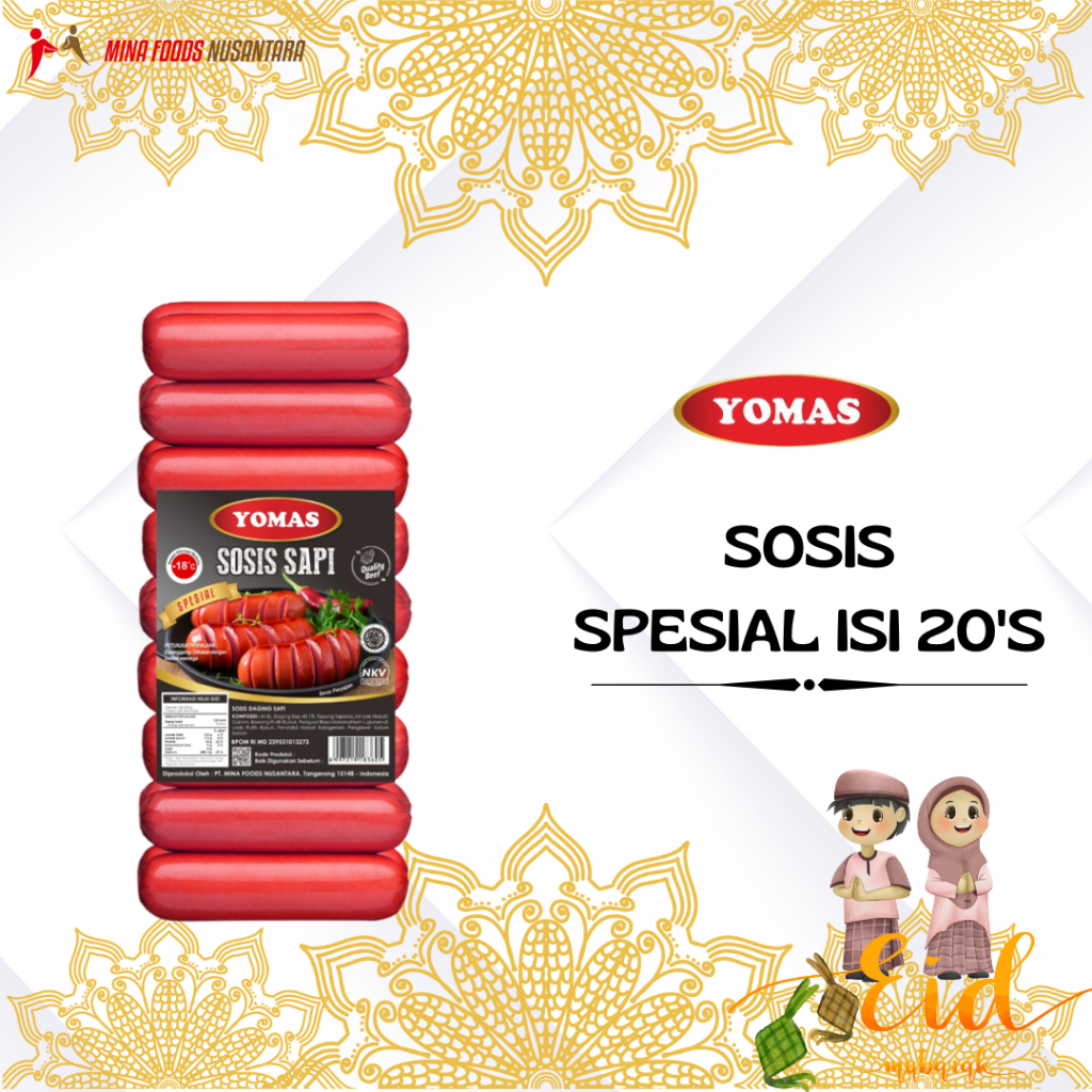 Jual YOMAS - SOSIS SAPI - SOSIS SPECIAL MERAH 500 GR | Shopee Indonesia