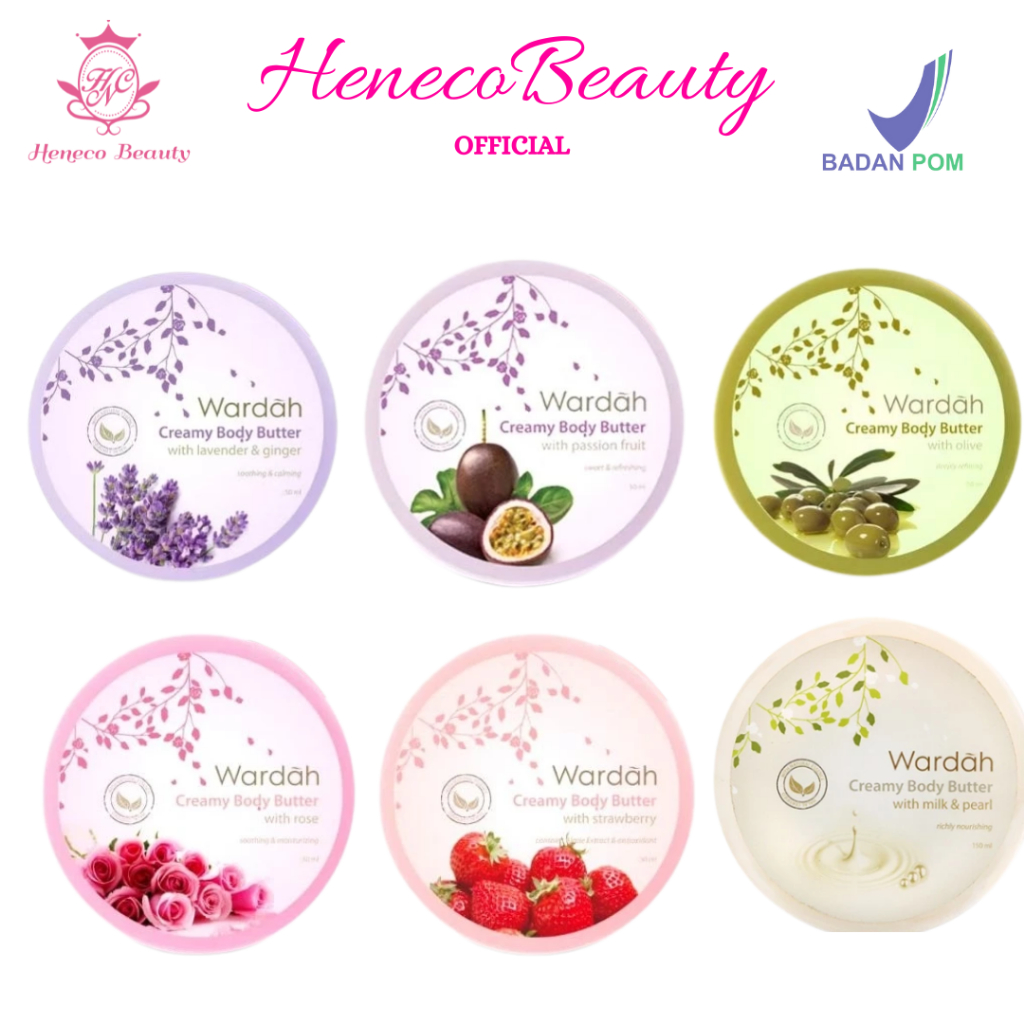 Jual WARDAH Creamy Body Butter 50ml / Membantu Melembabkan Dan ...