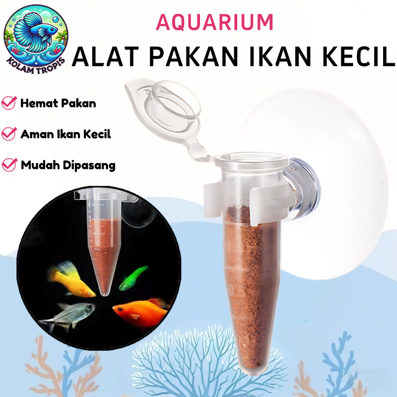 Jual Alat Pakan Ikan Tempat Makan Ikan Mini Otomatis Akuarium Aquarium ...