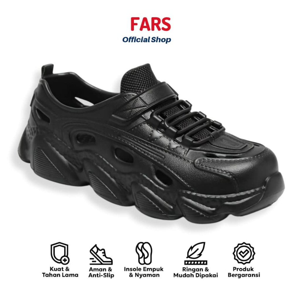 Jual Nakis Sandal Sepatu Slip On Clogs Casual Sporty Pria Wanita Karet EVA Empuk Lembut Antislip ...