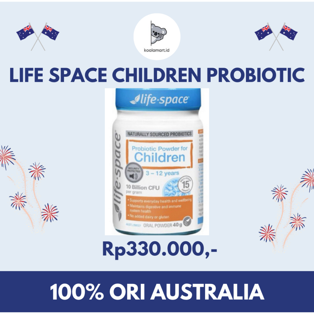 Jual Life-Space Probiotic Powder for Children 40g Serbuk Vitamin ...