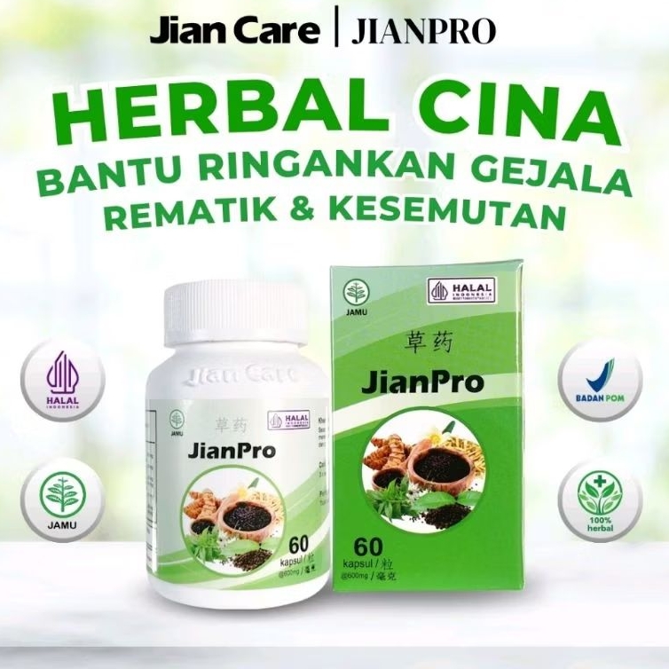 Jual Jian Care Jianpro - Obat Herbal Untuk Rematik Asam Urat Nyeri ...