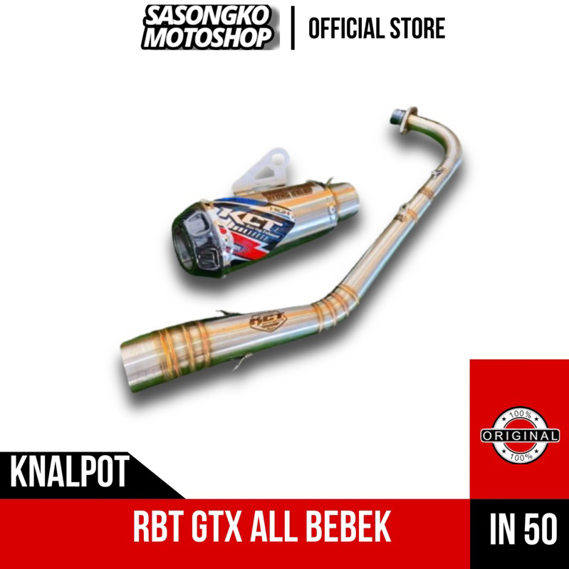 Jual KNALPOT KENALPOT ORIGINAL KCT RACING ALL BEBEK GTX RBT TAKSI GABAH ...
