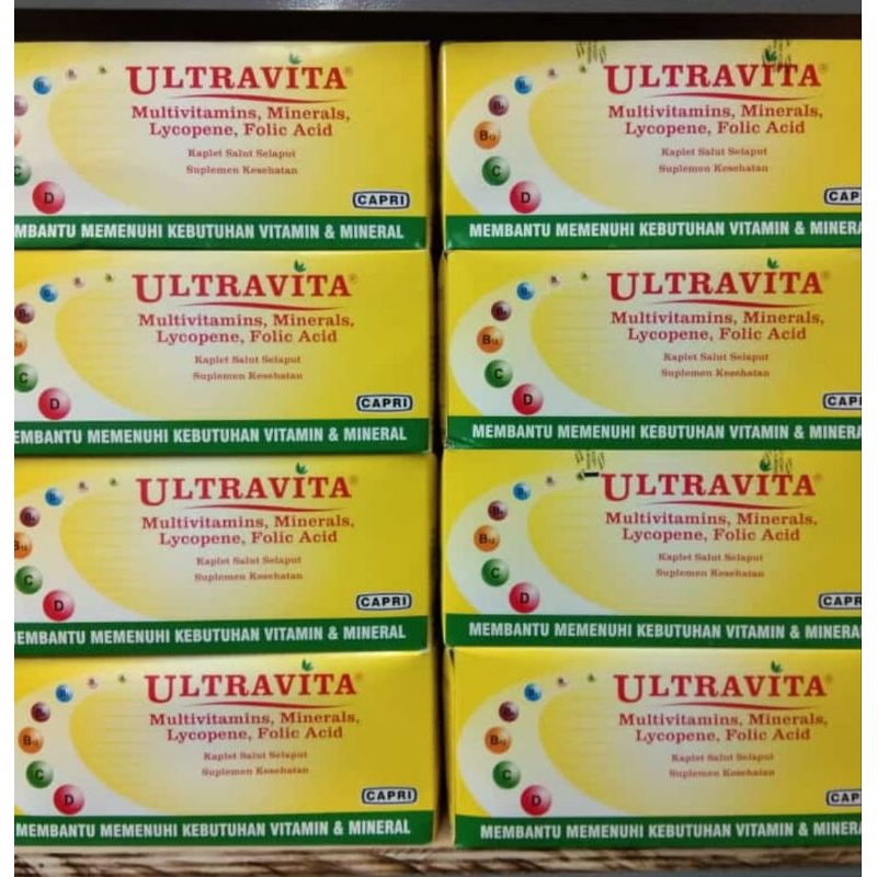 Jual Ultravita multivitamin dan mineral. | Shopee Indonesia
