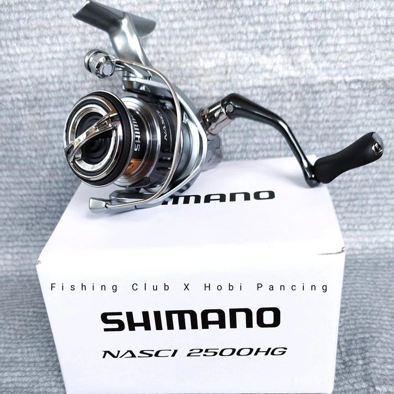 Jual Reel Pancing Shimano Nasci FC 2021 (New Model) 1000 2500 HG C3000 XG 4000XG C5000 XG ...