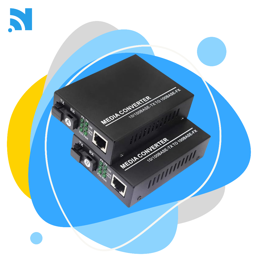 Jual BEKAS | HTB- Media Converter 10/100/1000M 1 Fiber Port and 1 RJ45 ...