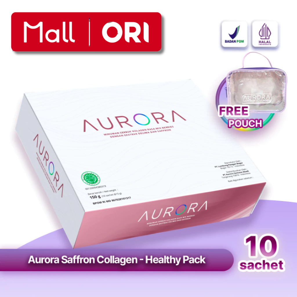 Jual Aurora Saffron Collagen Official Store 10 Sachet | Shopee Indonesia