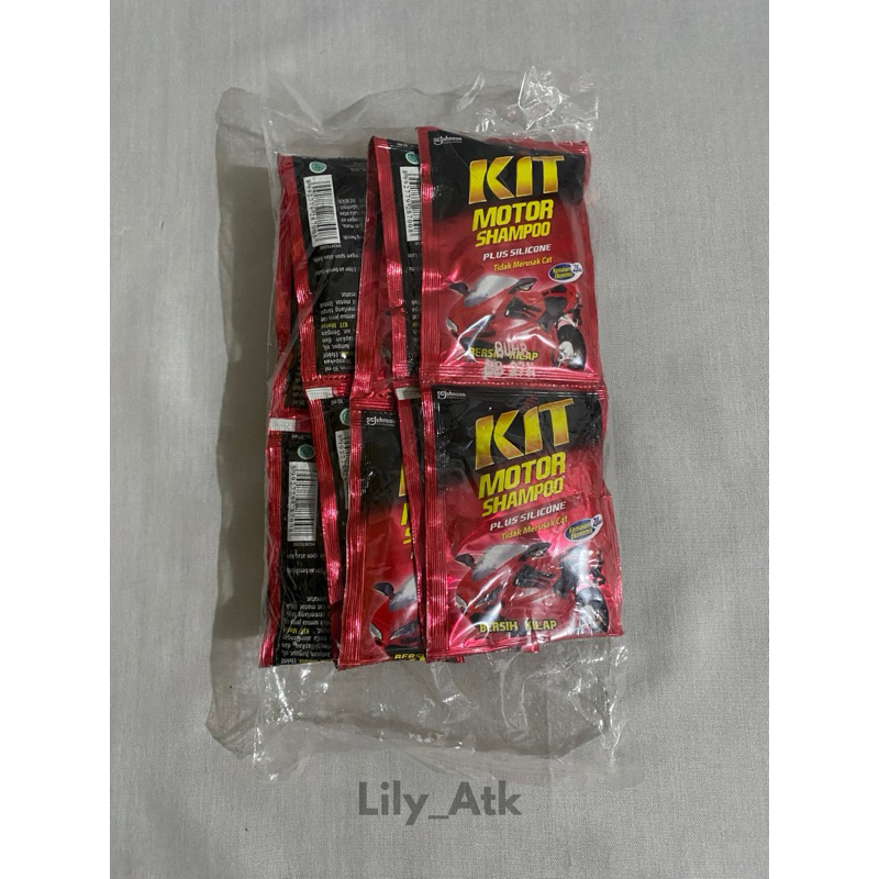 Jual Kit Shampoo Motor Merah Sachet isi 12 pcs | Shopee Indonesia