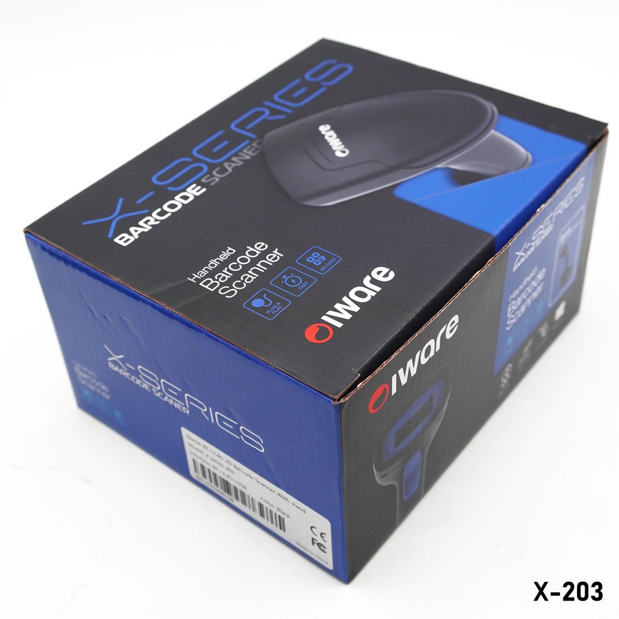 Jual Barcode Scanner Usb Bluetooth Wireless 1D/2D Auto Scan Iware X ...