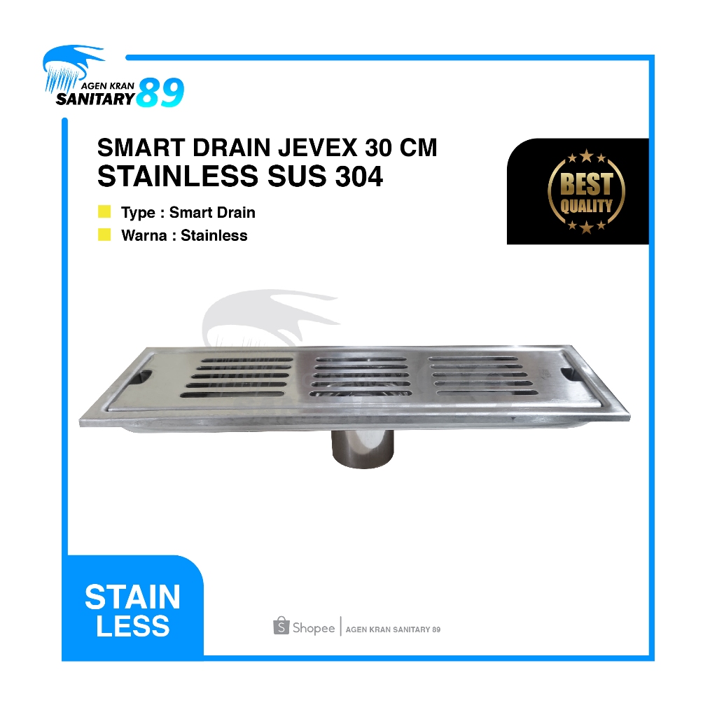 Jual SMART DRAIN/SARINGAN PEMBUANGAN AIR/SMART DRAIN STAINLESS SUS 304 ...