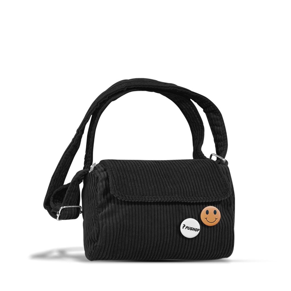 Jual PUSHOP Tas Selempang Corduroy Pria Wanita YARA - Slingbag Corduroy ...