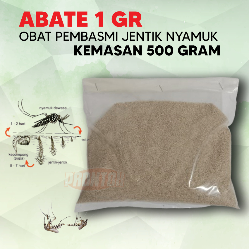Jual Pembasmi Jentik Nyamuk DBD Abate 1GR Kemasan 1/2 Kg | Shopee Indonesia