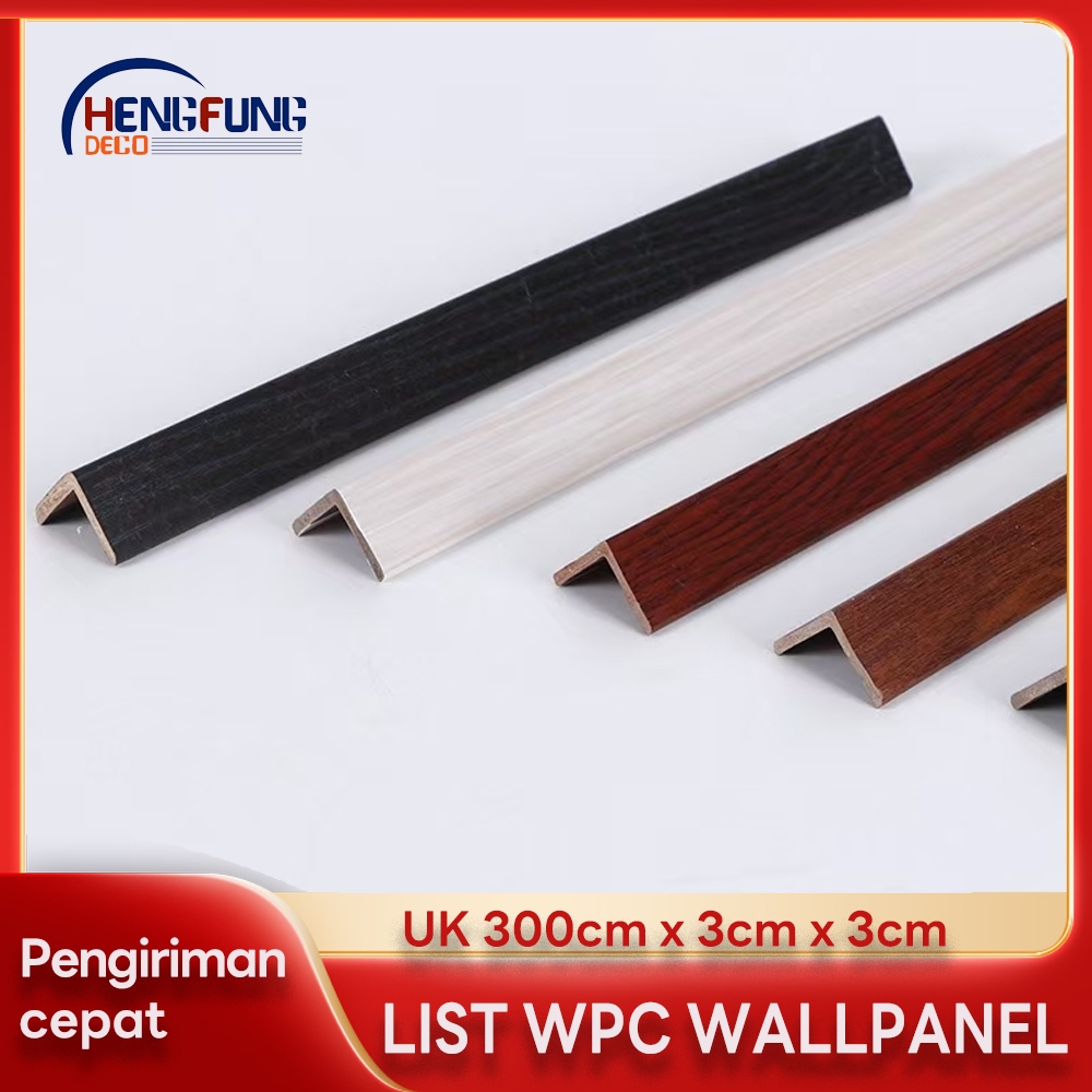 Jual LIST SUDUT SIKU L WPC/ LIST PENUTUP WPC PER BATANG LIS WALL PANEL ...
