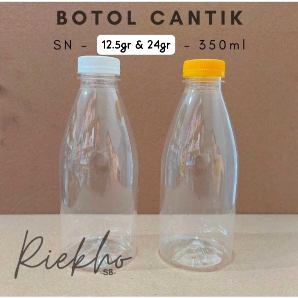 Jual [20 PCS] Botol Plastik CANTIK VALENCIA 350 ML SN / Botol PET ...