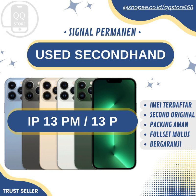 Jual Permanent 13 Pro / 13 ProMax BC 128GB/256GB/512GB/1TB Terdaftar | Shopee Indonesia