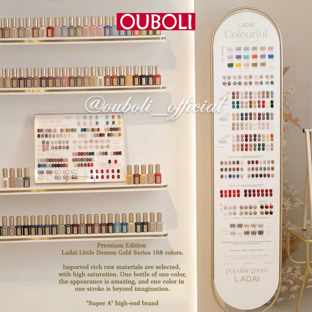 Jual LADAI SET 168 COLORS, OUBOLI PRODUCT WITH CONCEPT ' LUXURY AND ...
