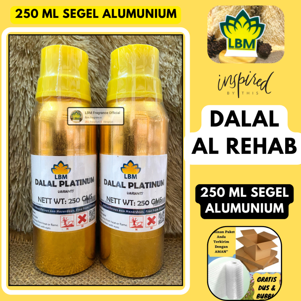 Jual Bibit Parfum DALAL AL REHAB ( 250 ML SEGEL Original LBM Fragrance ) - Parfume - Bibit ...