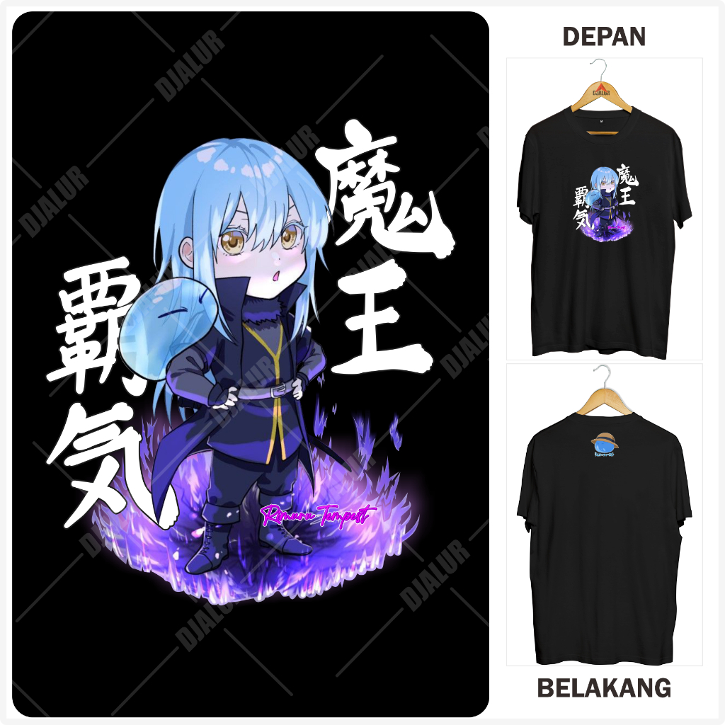 Jual Kaos Rimuru Tempest Tensei Shitara Slime Datta Ken Kaos Anime ...