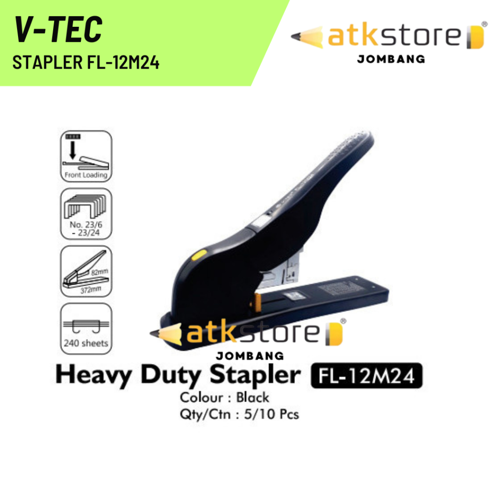 Jual Jepretan / Staples Stapler Jilid V-TEC FL-12M24 | Shopee Indonesia
