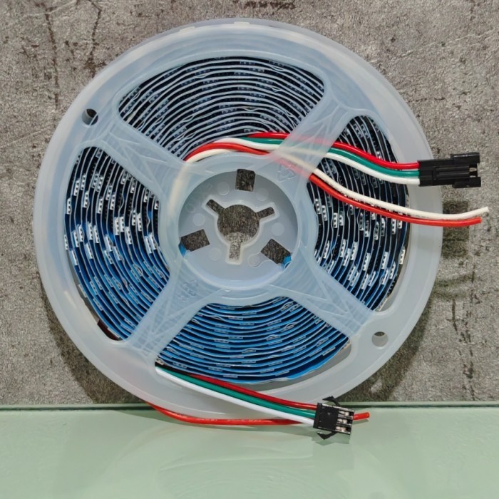 Jual lampu led strip ws2811 5meter 300led 12v ic addressable moving led ...